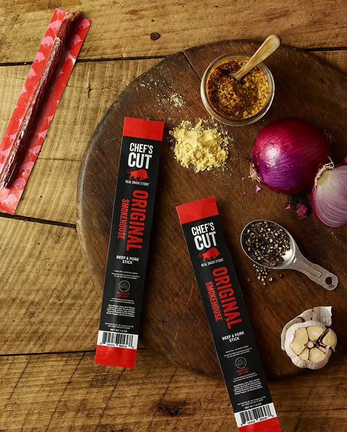 Beef & Pork Snack Sticks, Original Smokehouse – Chef’s Cut Real Jerky Co.™